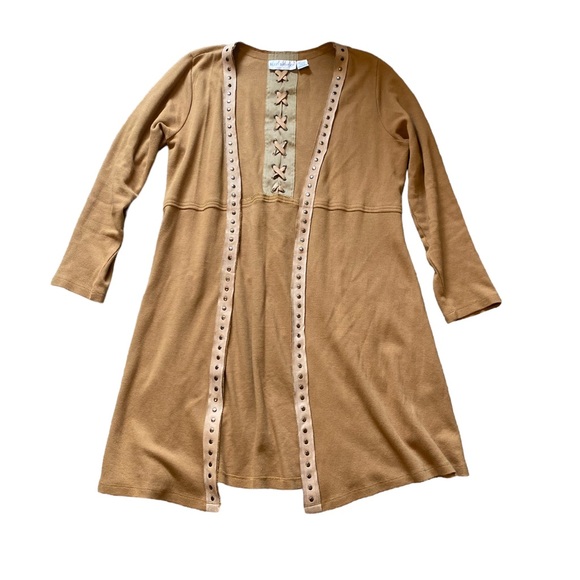 Bleu Bayou | Sweaters | Vintage Bleu Bayou Long Tan Cardigan | Poshmark